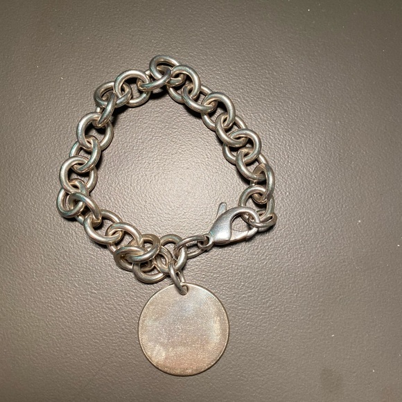 Tiffany & Co. | Jewelry | Tiffany Co Round Link Bracelet With Charm ...